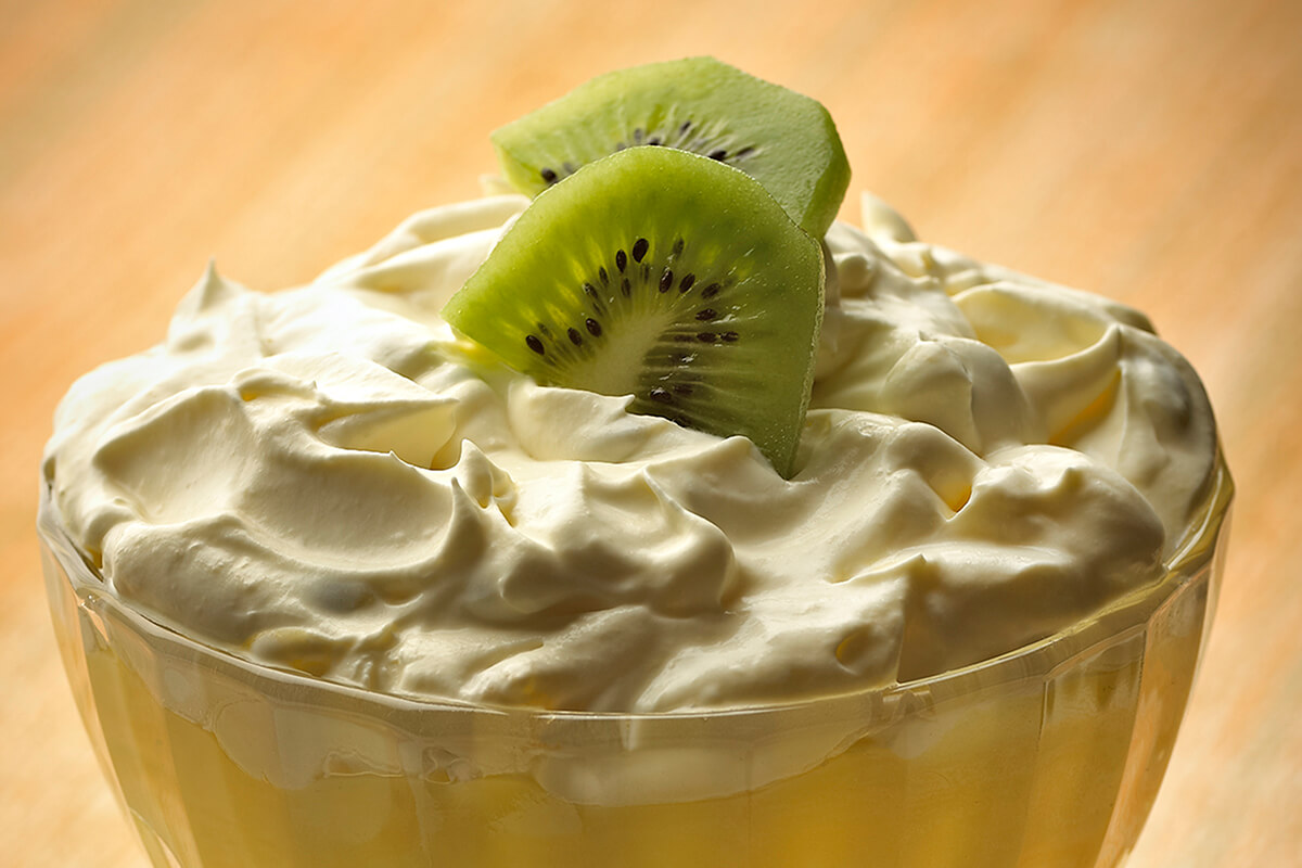 Tropical Mango, Kiwi and Passion Fruit Trifle - Onken Onken